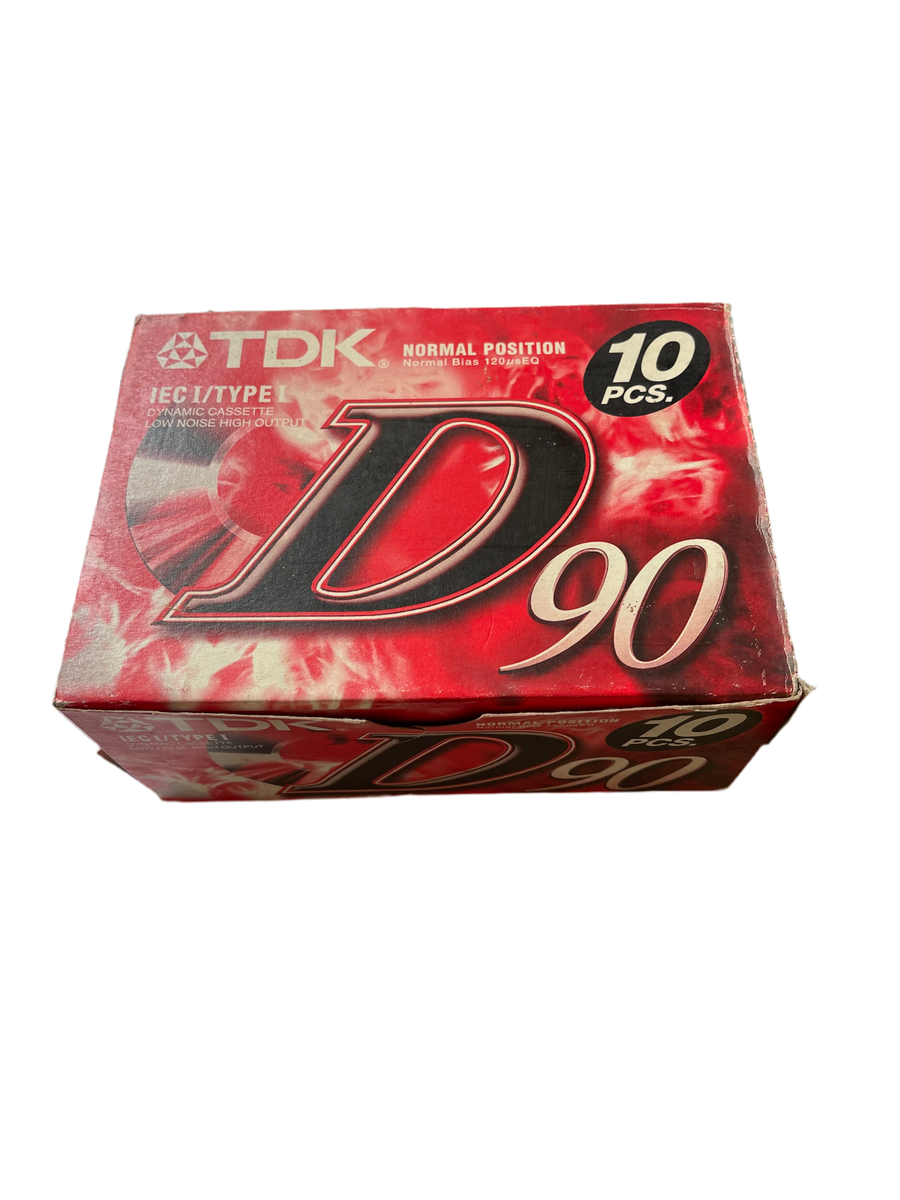 TDK D90 Type I Normal Position - 10 Pack Box – vintagestore.in