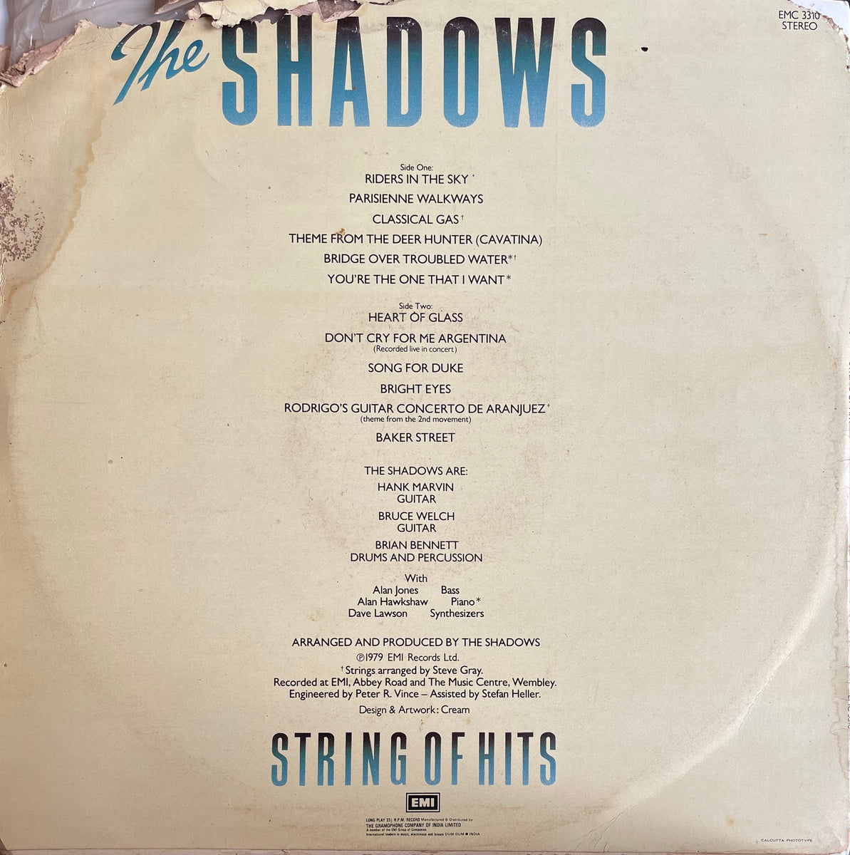 The Shadows String Of Hits – vintagestore.in